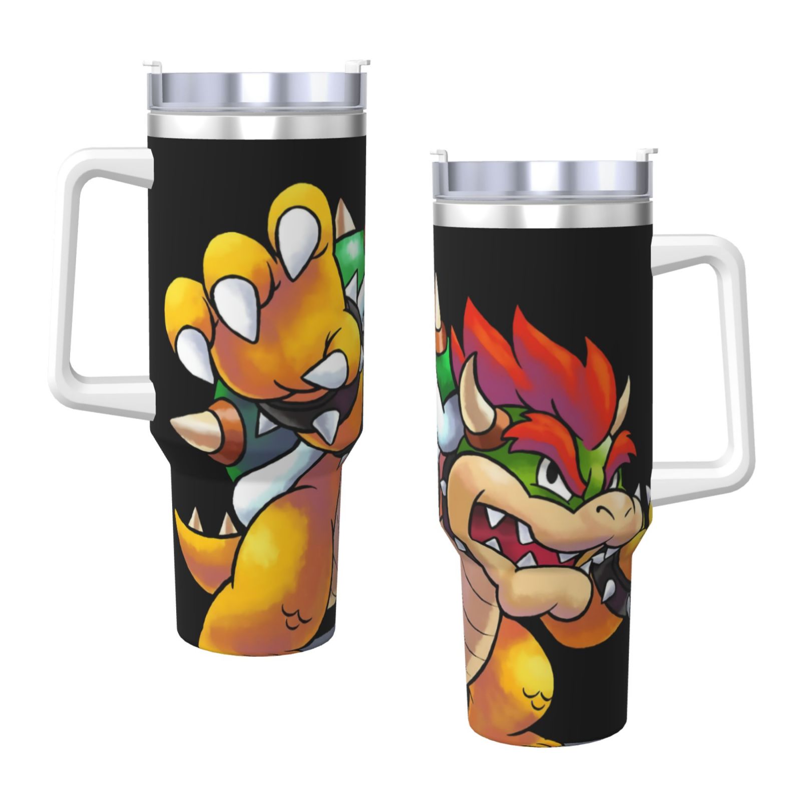 Bowser (Ssb4 Pose) - 'Mario & Luigi Rpg' Style 40 Oz Tumbler With ...
