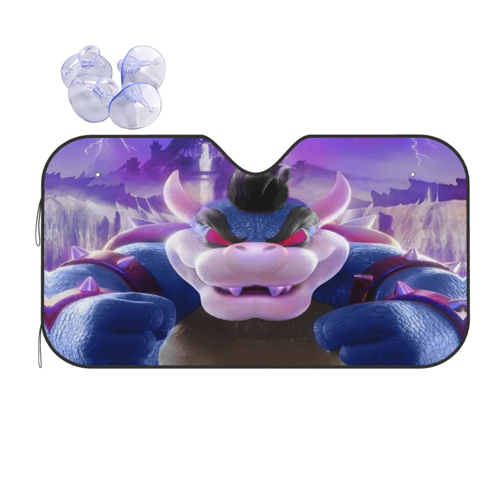 Bowser Super Car Windshield Automotive Sun Shade Foldable Front ...