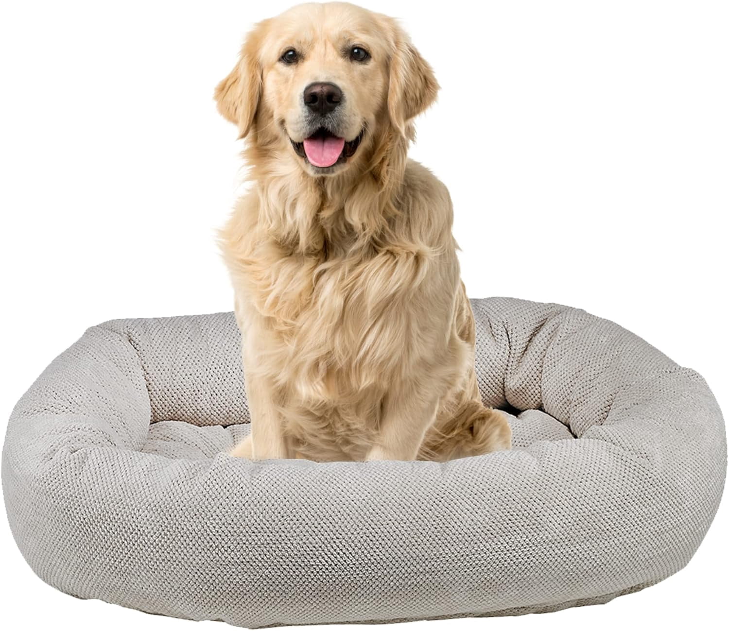 Bowsers Aspen Chenille Donut Bed for Dogs - Calming Dog Bed with ...