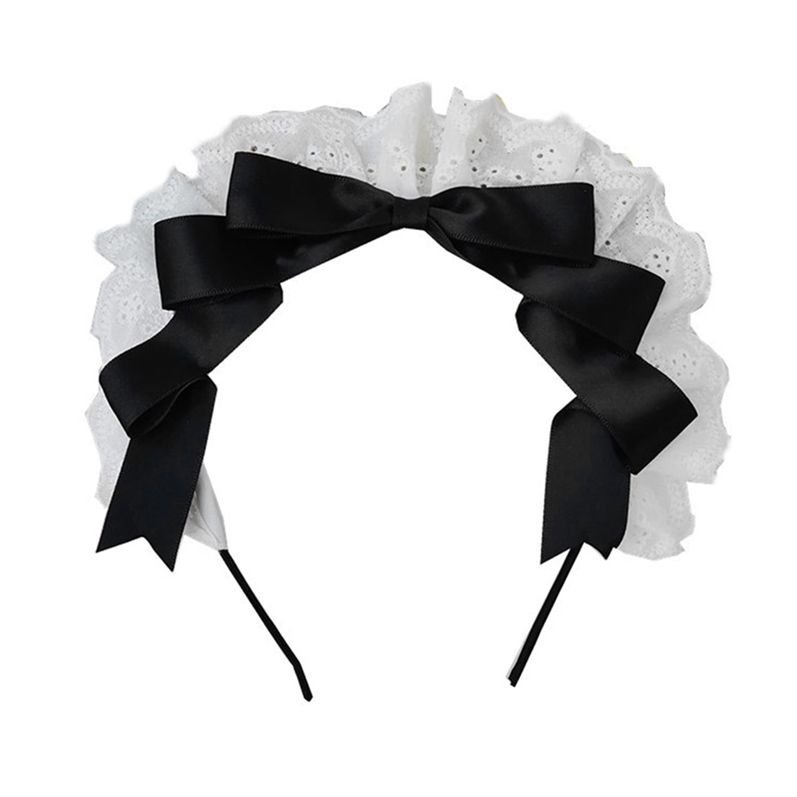 Bowtie Headband Lolit Headpiece Maid Headdress Big Bows Hairband Bows ...