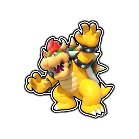 Bowzer Smash Bros Waterproof Sticker Phone Decal Water Bottle Stickers ...
