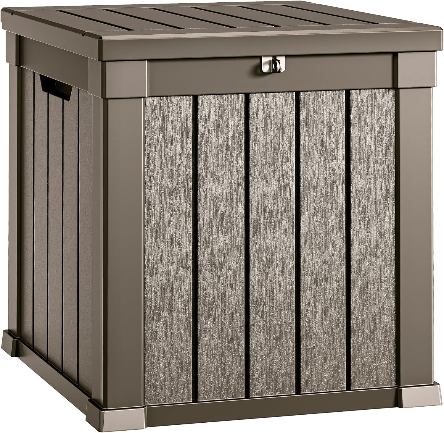 Box, 51 Gallon Weather Resistant Outdoor Storage Container for Patio ...