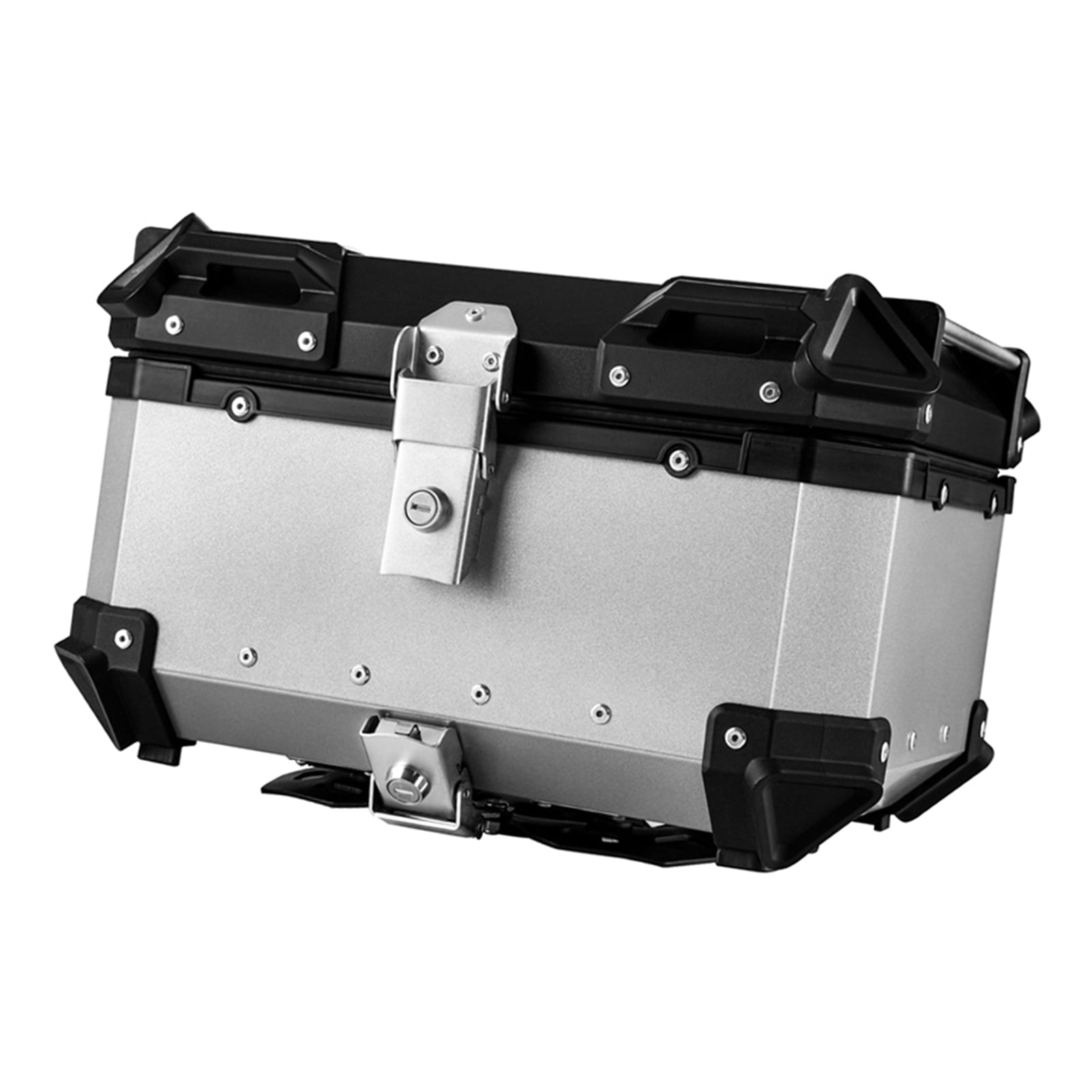 Box 65L Motorcycle Rear Trunk Aluminum Alloy Luggage Case Quick Release ...