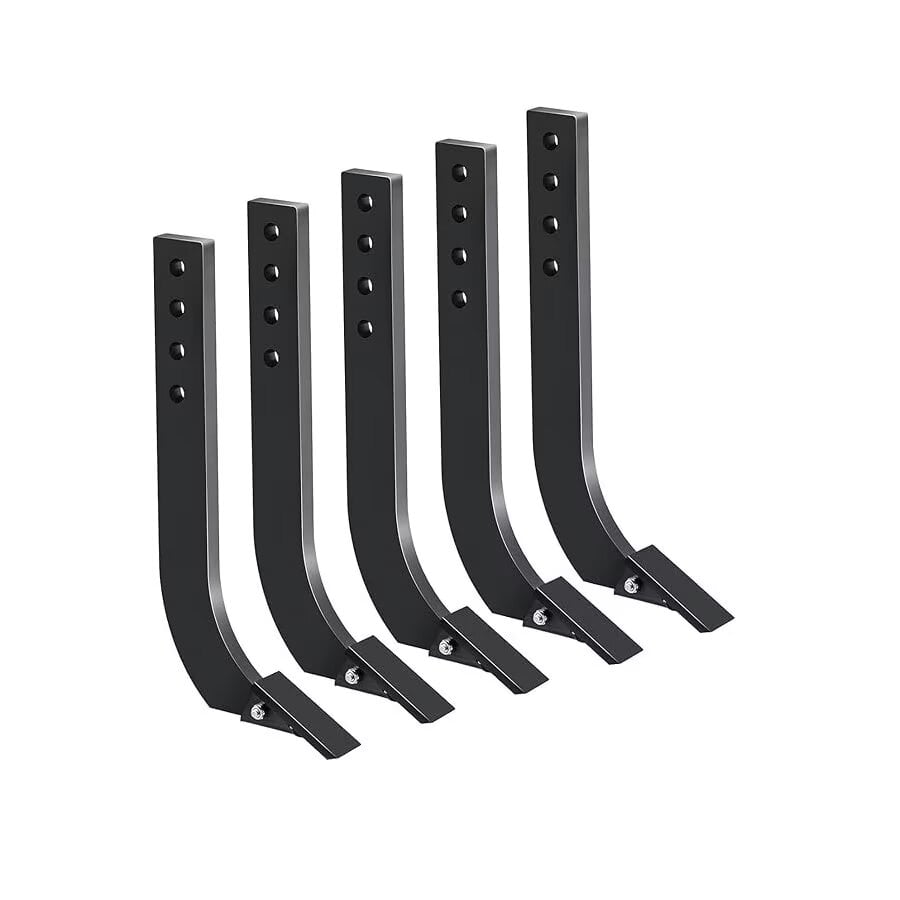 Box Blade for Tractor, 18” Scarifier Shank, 4-Hole Plow Leg, Adjustable ...