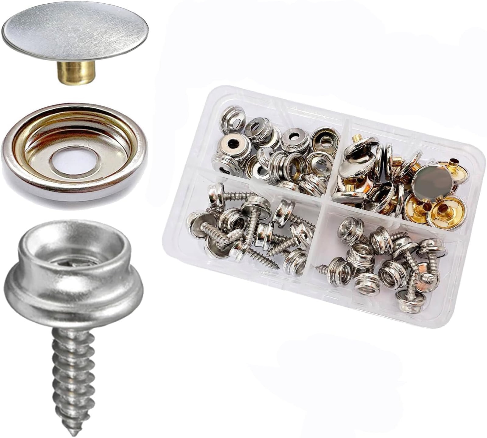 A Box of Bolts and Nuts Kit, Motorcycle Battery Bolts and Nuts, M6x10MM ...