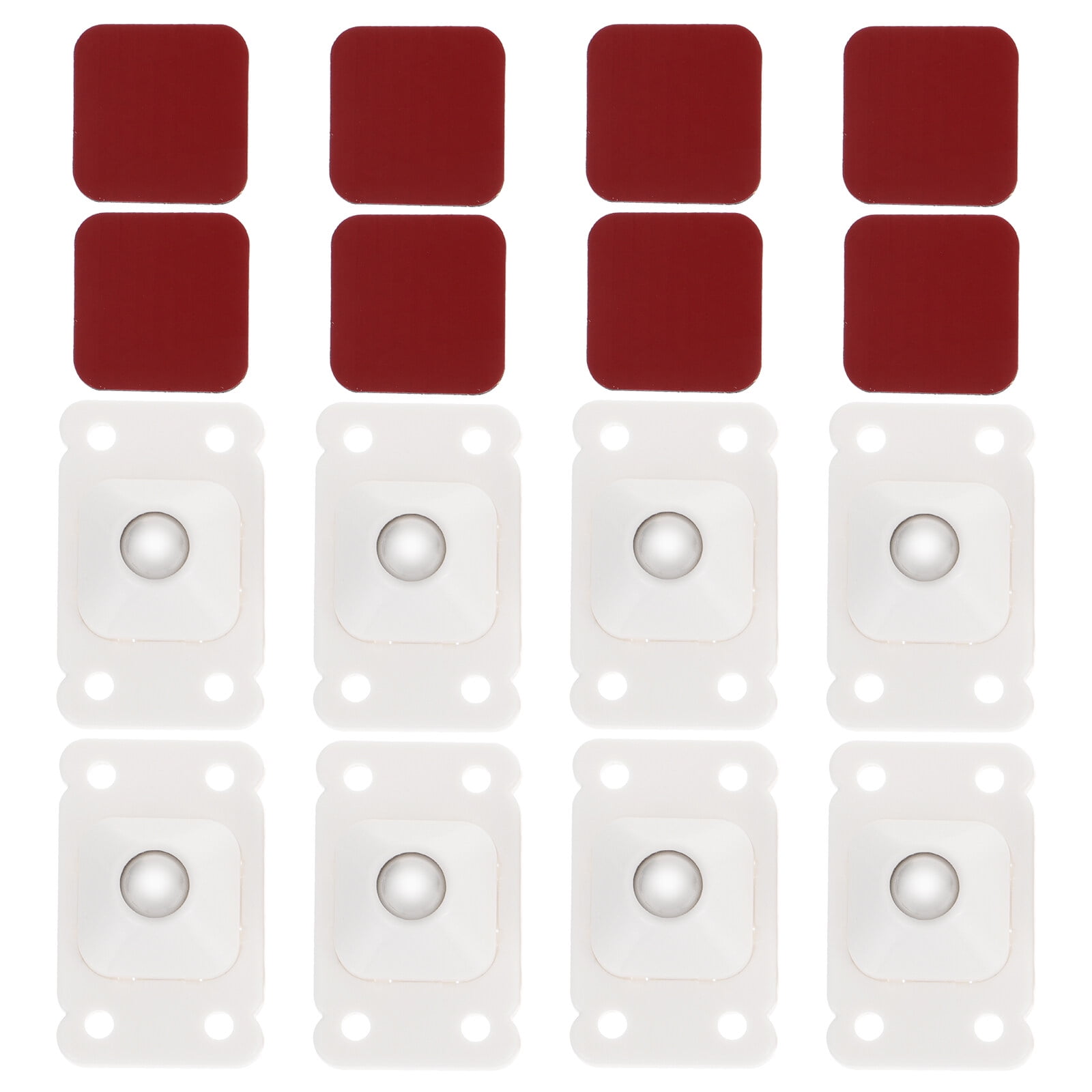 Box Bottom Pulley,8Pcs Simple Adhesive Box Bottom Wheels Box Bottom ...