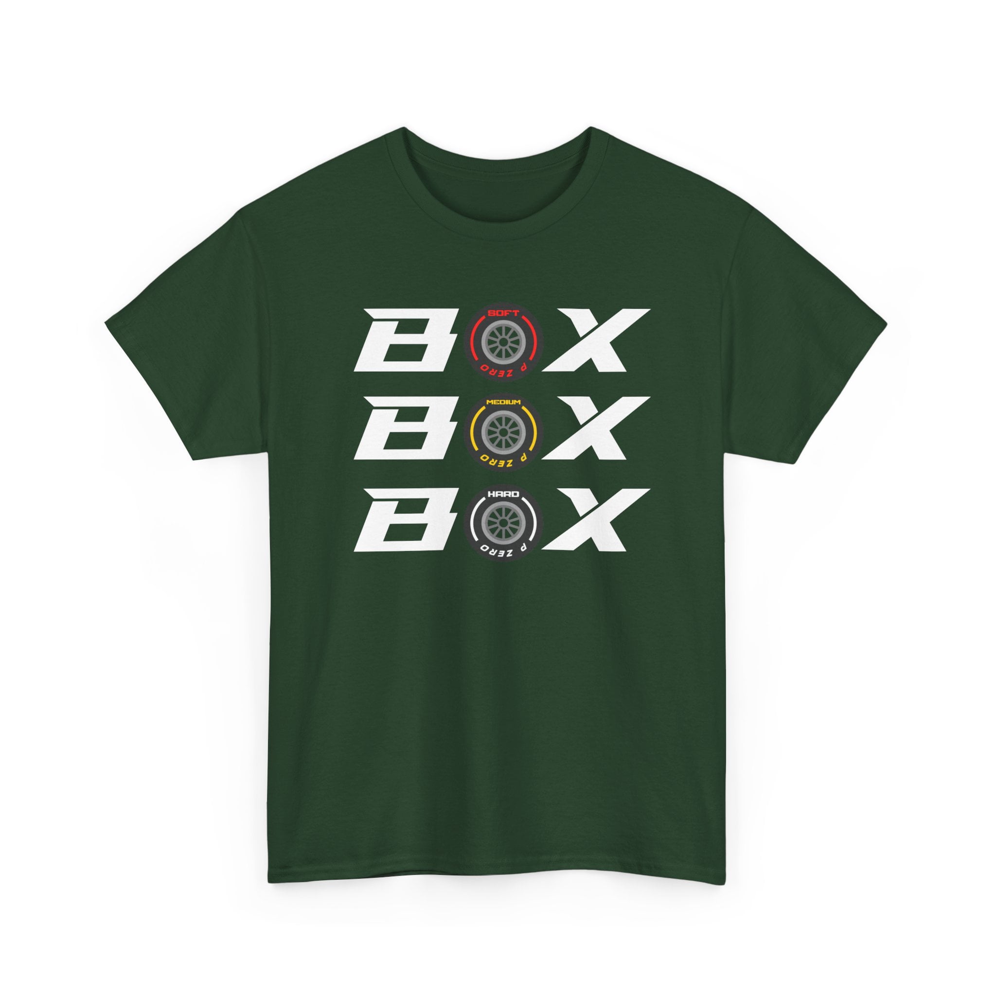 Box Box Box T-Shirt | Pit Stop Racing Fan Unisex Cotton Tee ...