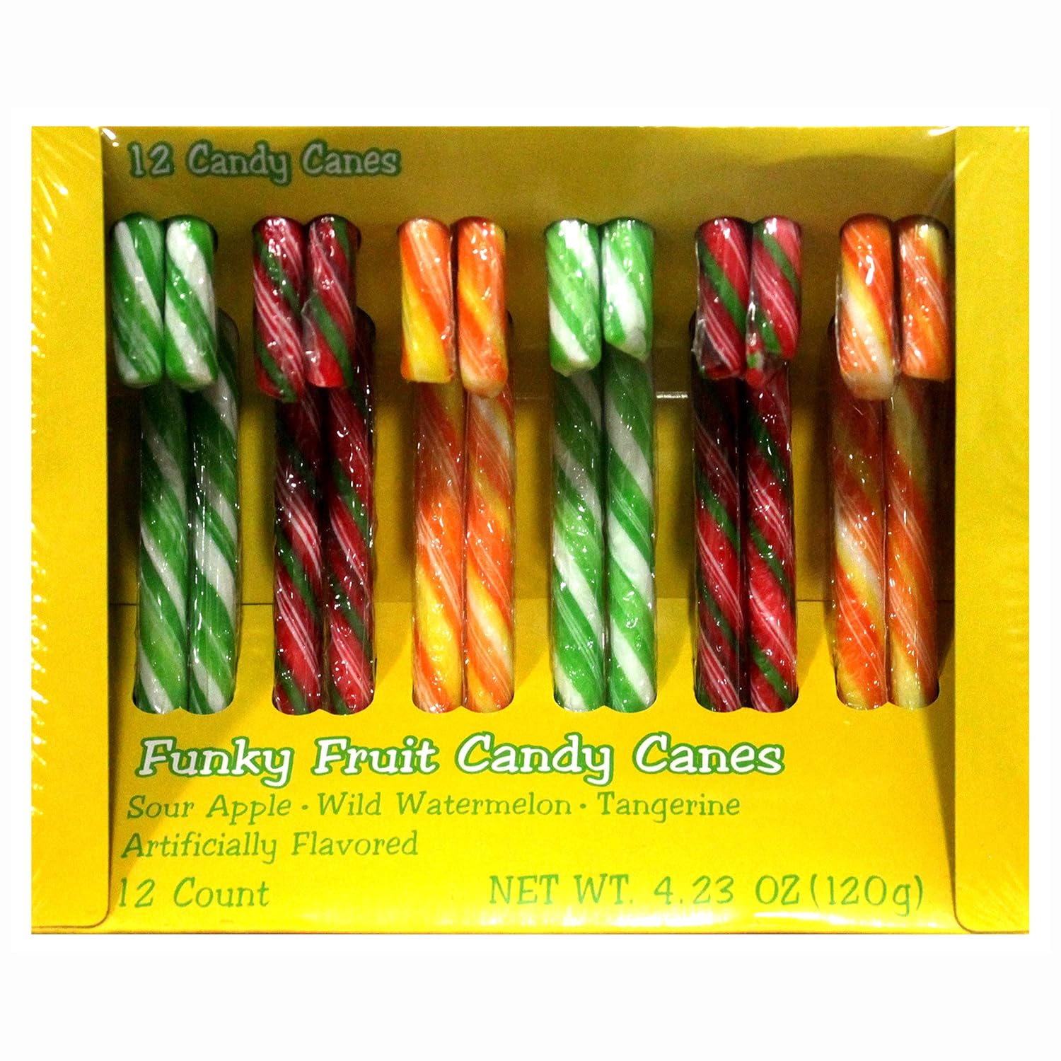 Box Candy Canes - Frunky Fruit Flavors - Sour , Wild Watermelon ...