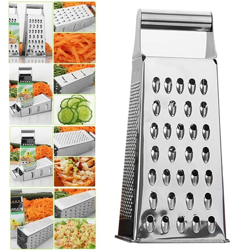 Box Cheese Grater & Shredder Chopper Four-sided Grater Peeler Kitchen ...