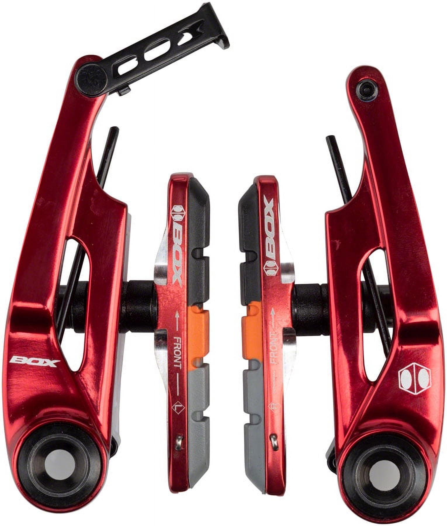 Box Components Eclipse Linear-Pull BMX Bicycle Brakes - BX-BA130V (Red ...