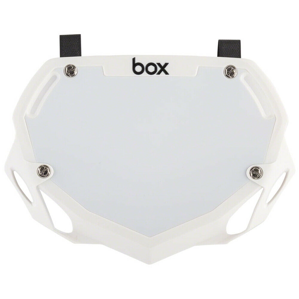 Box Components Phase 1 BMX Bicycle Number Plate - BX-NP13000 (White ...