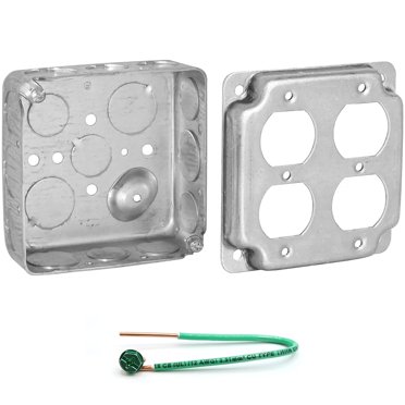 Arlington Single Gang Recessed Electrical Outlet Mounting Box with ...