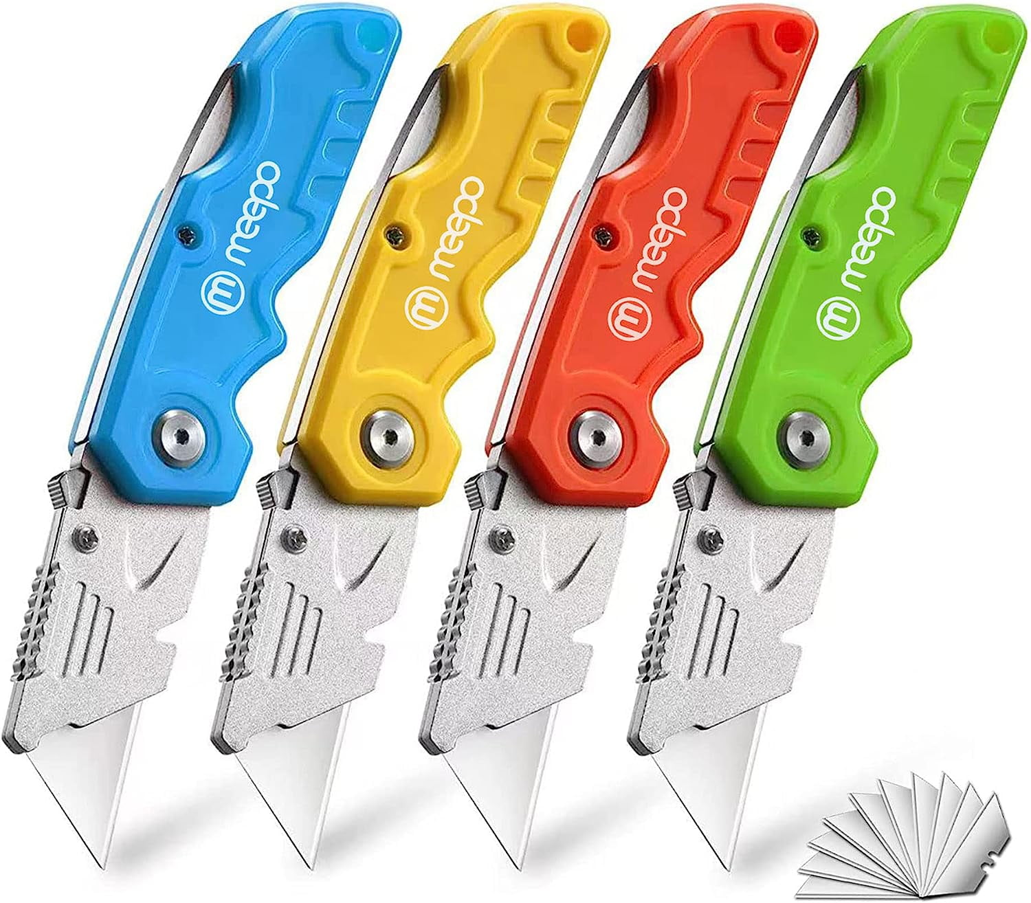 Box Cutter, 4-Pack Tough Folding Box Cutter for Heavy Duty Purpose ...