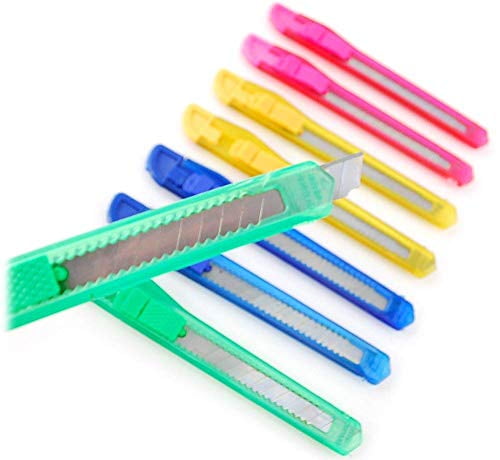 Box Cutter/Hobby Retractable Lock Utility Knife with Snap off Razor ...