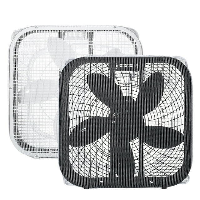 2 PKS 20-Inch Square Box Fan Covers, Mesh Dustproof and Kid-Safe Finger ...