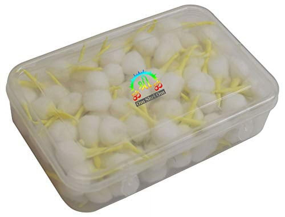 Box Indian Round Cotton Wicks Diwali Pooja Puja Rui Indian Aarti Jyot ...