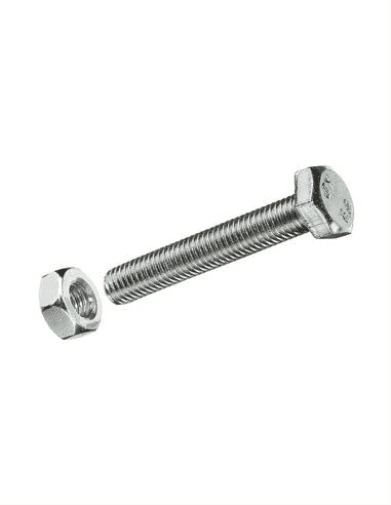 Box L 15 Units Metric Cab Hex Bolt + Cinc M Nut 8 x 60 mm FADIX ...