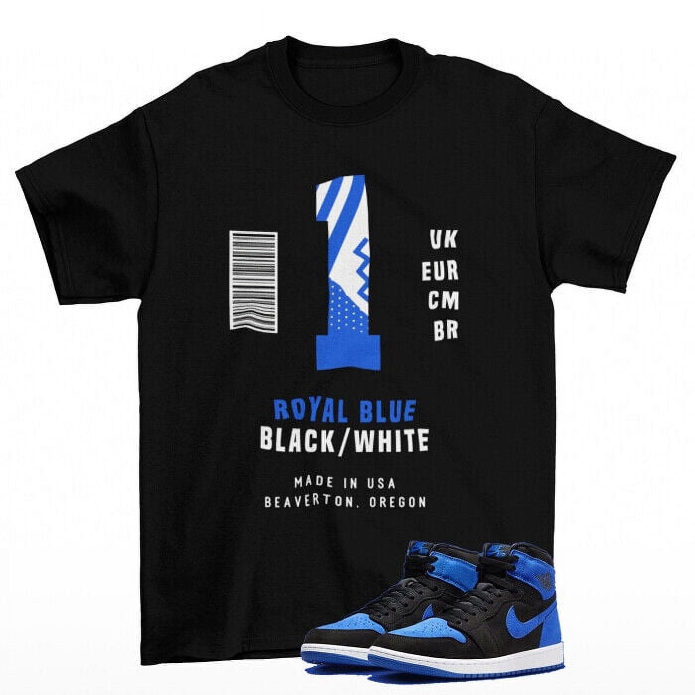 Box Label Royal-Reimagined Sneaker-Match Shirt - Walmart.com
