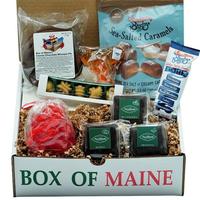 Box of Maine Candy Sweet Tooth Box - Moose Lollipop, Lobster Gummies ...