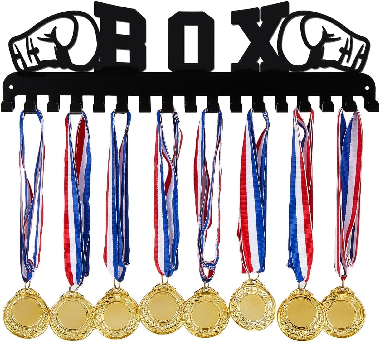 Box Medal Hanger Display Box Award Metal Holder Rack Sports Medal Iron ...