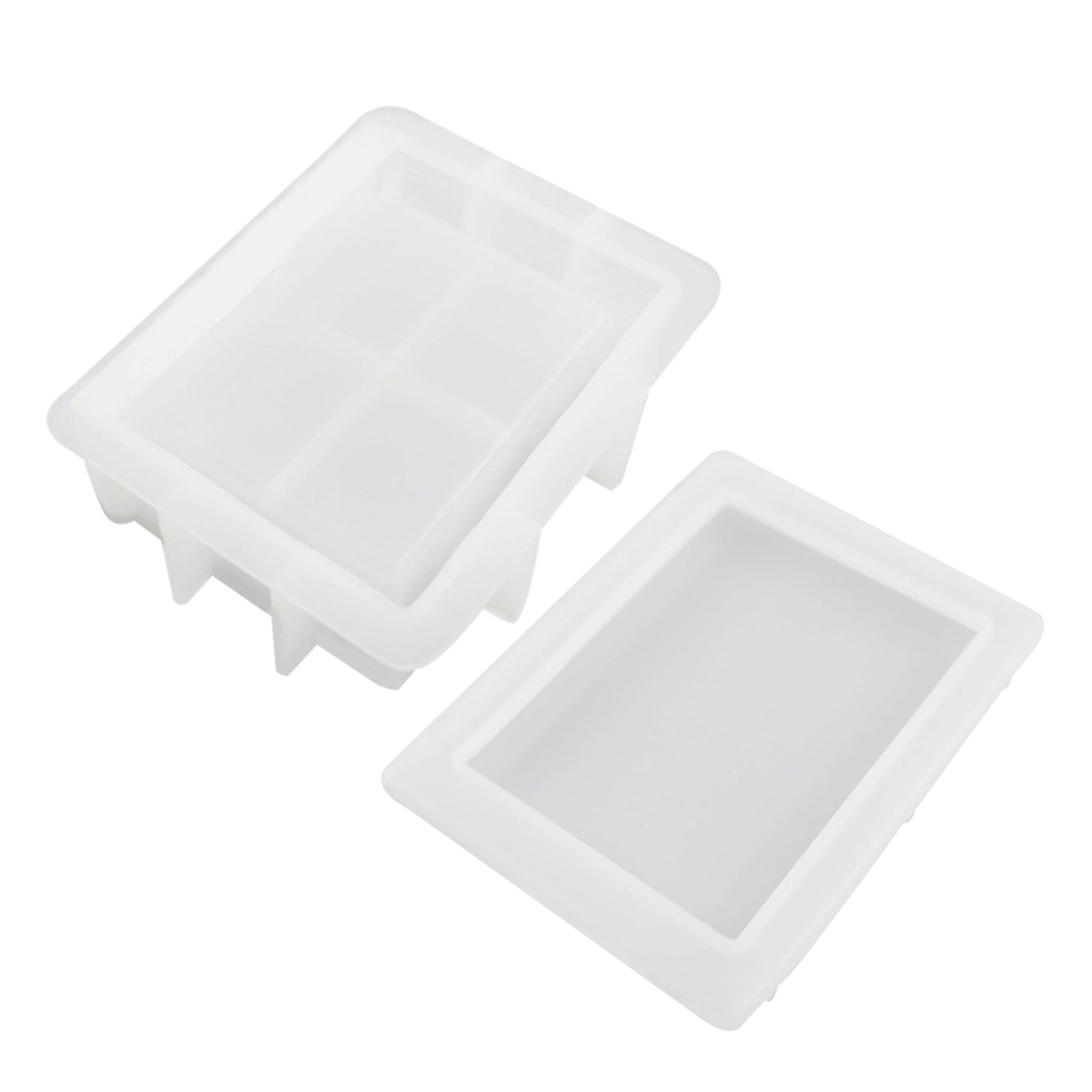 Box Mold Epoxy Resin Casting Molds with Lid Book-shape Silicone Mold ...