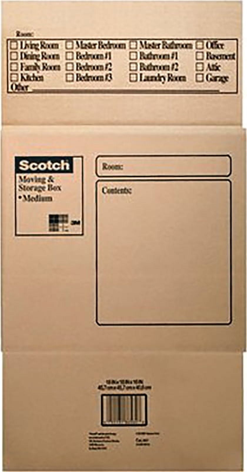 Scotch Moving and Storage Box, 18 in x 18 in x 16 in (8027-ESF ...