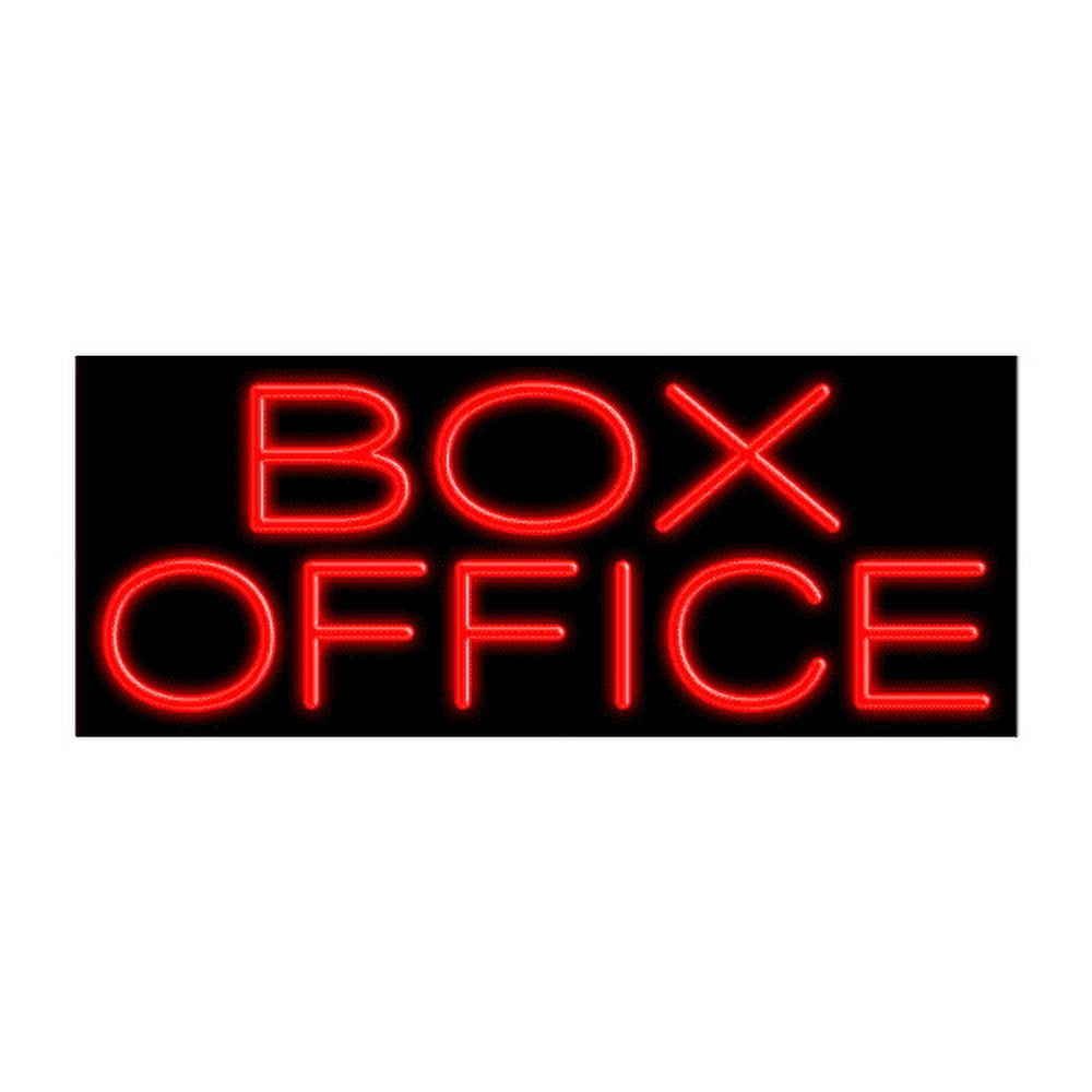Box Office-Glass Neon Sign Made in USA - Walmart.com