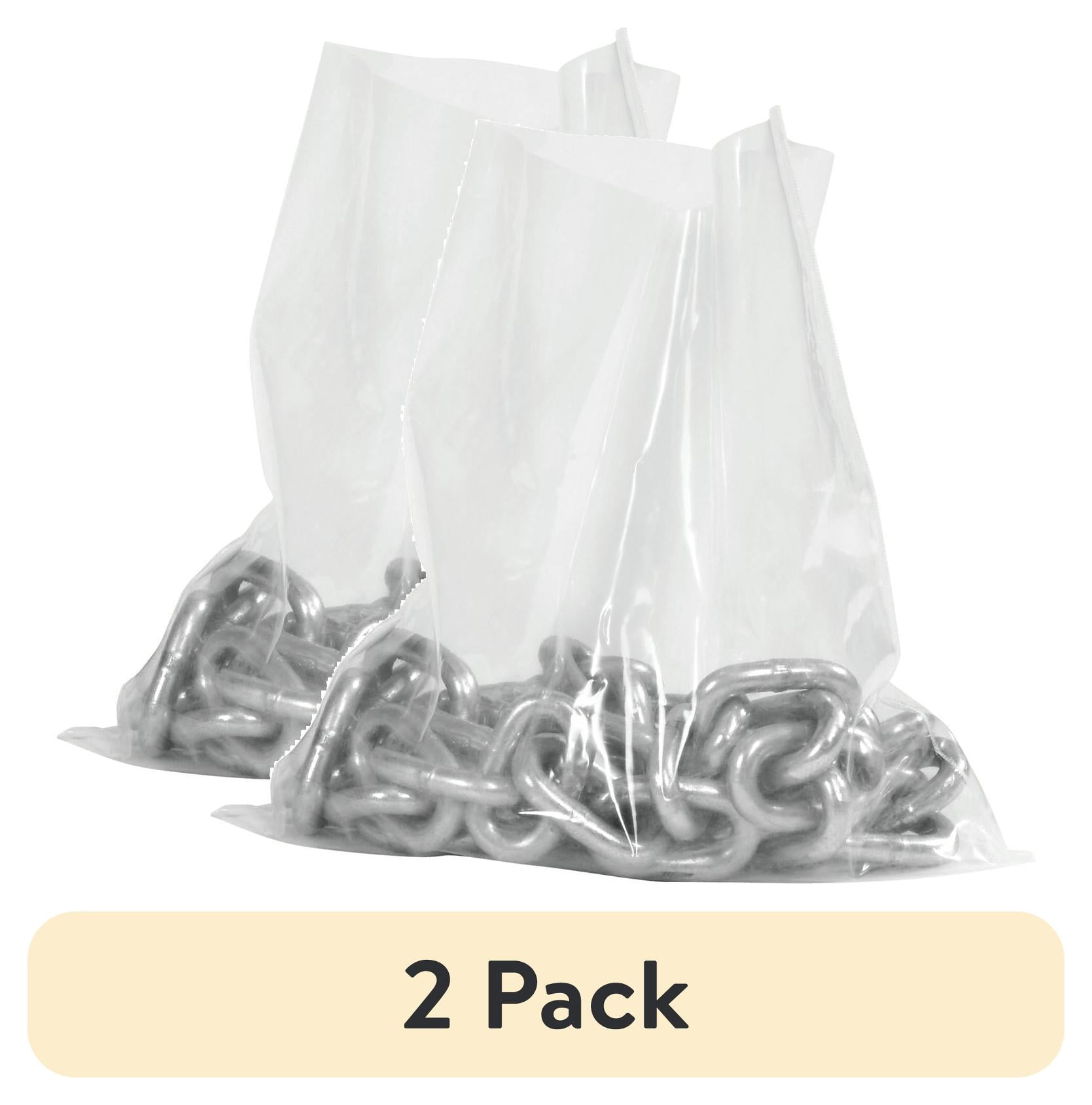 (2 pack) Partners Brand Flat Poly Bag,10x18",1 mil,PK1000 PB2341 ...