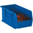 Box Partners 16 .50 in. x 18 in. x 11 in. Blue Plastic Stack & Hang Bin Boxes- 3 - Walmart.com