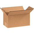 Office Depot 9x4x4 Shipping Boxes, 32 ECT, Brown, 25/Bundle, Recycled ...