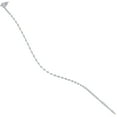 Box Partners Beaded Security Ties 5" White 5000/Case CTBS5A - Walmart.com