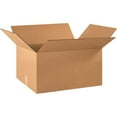 Box Partners Corrugated Boxes 22" x 16" x 10" Kraft 20/Bundle 221610 ...