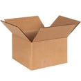 Box Partners Corrugated Boxes 6" x 6" x 4" Kraft 25/Bundle 664 ...