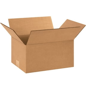 Box Partners Flat Corrugated Boxes 22" x 22" x 4" Kraft 10/Bundle 22224 ...