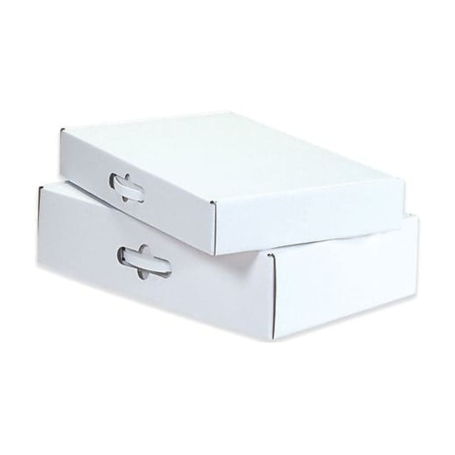 Box Partners Corrugated Carrying Cases 20" x 11 3/8" x 5 1/2" White 10 ...