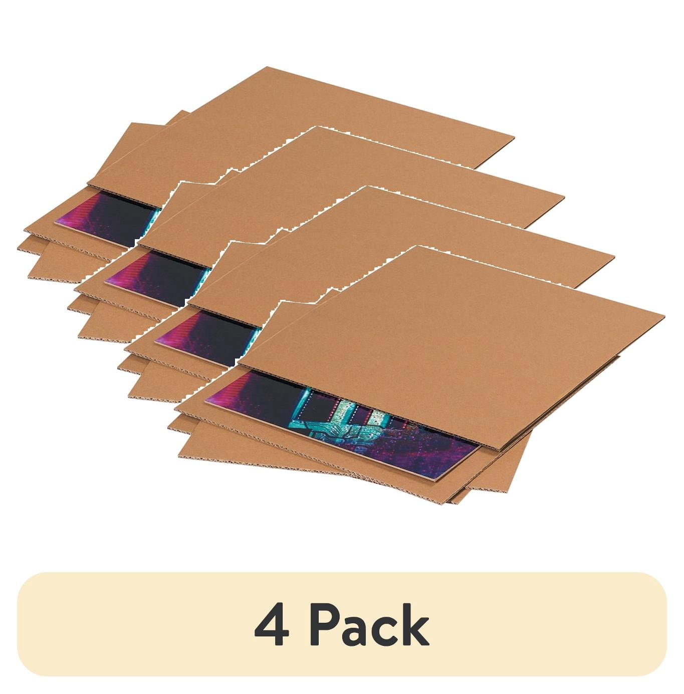 (4 pack) Box Partners Corrugated Layer Pads,11 7/8x11 7/8,Kraft,100/BDL ...
