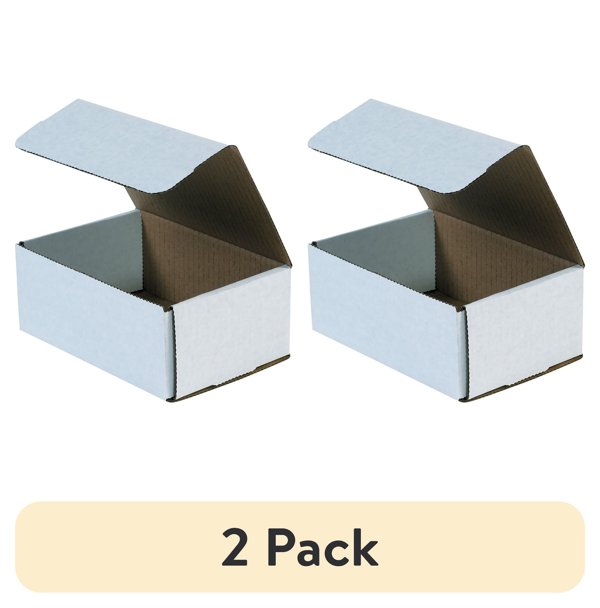 (2 pack) Box Partners Corrugated Mailers,7 1/8x5x3,White,50/BDL - BXP ...