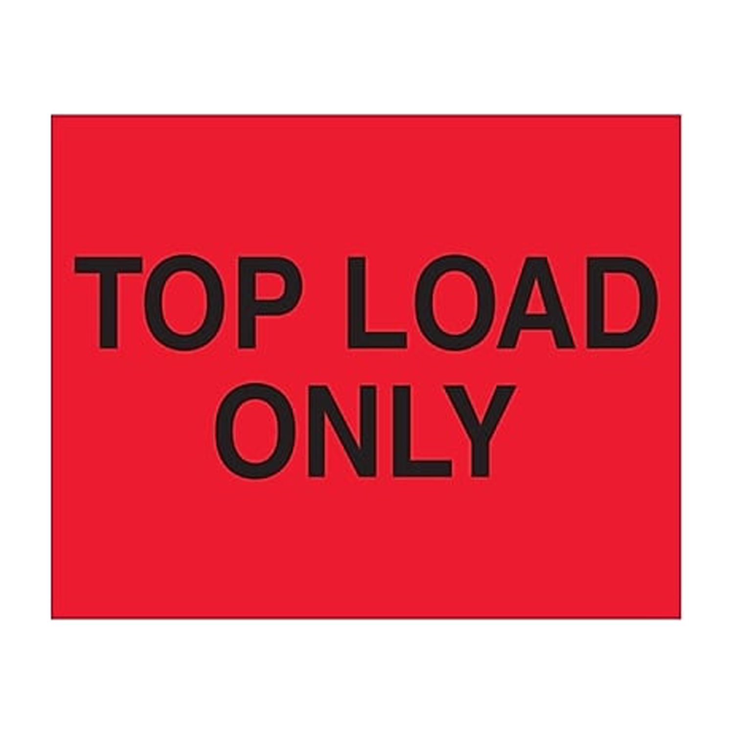 Tape Logic Label,Top Load Only,8"X10",Flu Red DL1634 - Walmart.com