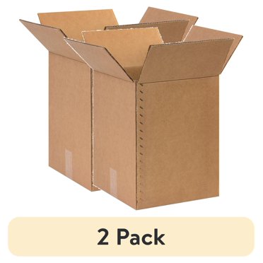 Box Partners Double Wall Boxes 26" x 26" x 12" Kraft 10/Bundle HD262612DW - Walmart.com