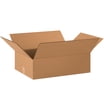 WorkLife Brands 20x14x6 Shipping Boxes, Kraft, Corrugated, 32 ECT, 25 ...