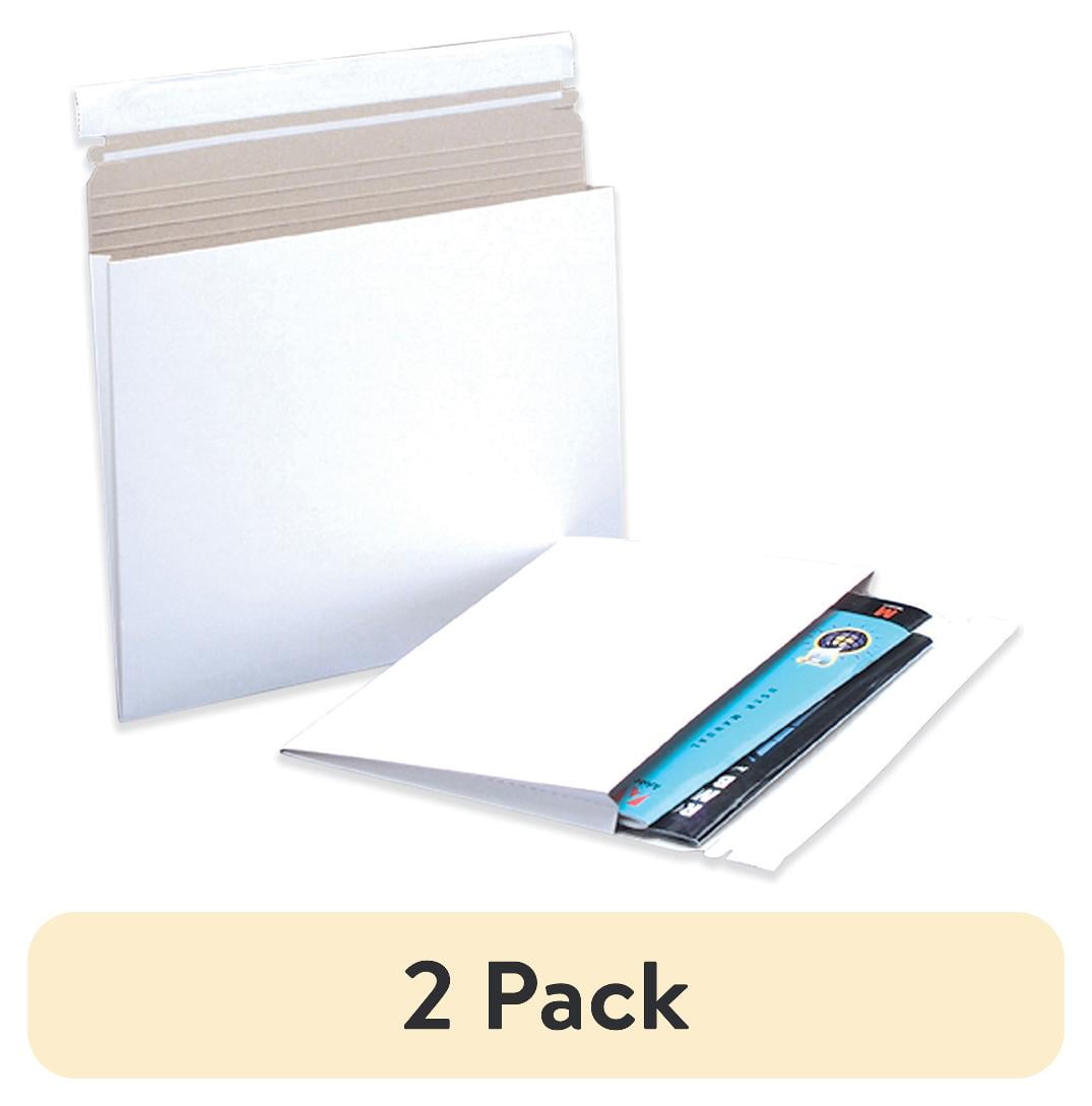 (2 pack) Office Depot® Brand Gusseted Stayflats Self-Seal Mailers, 10 ...