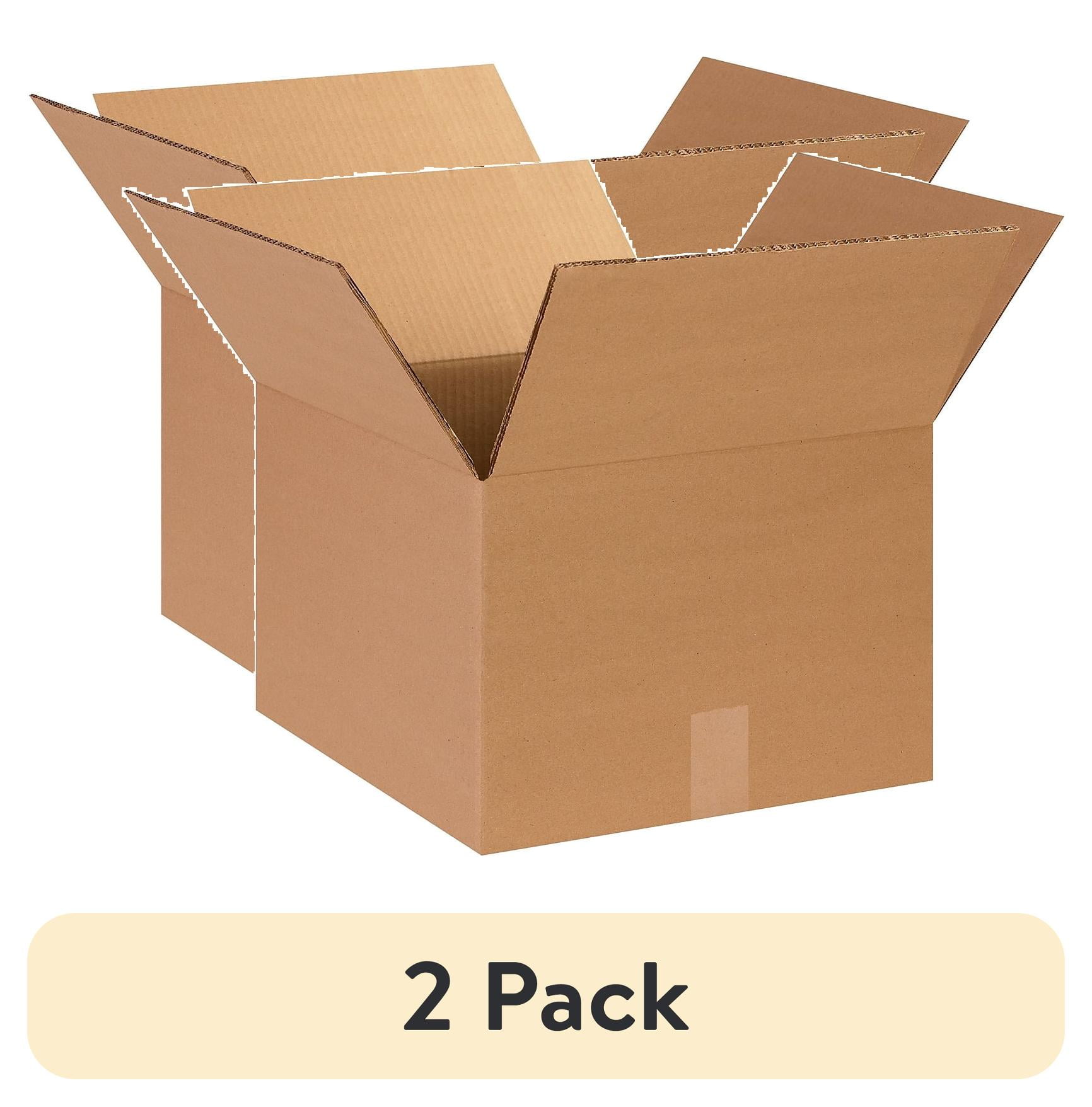 (2 pack) Box Partners Heavy-Duty Boxes 14" x 14" x 10" Kraft 25/Bundle ...