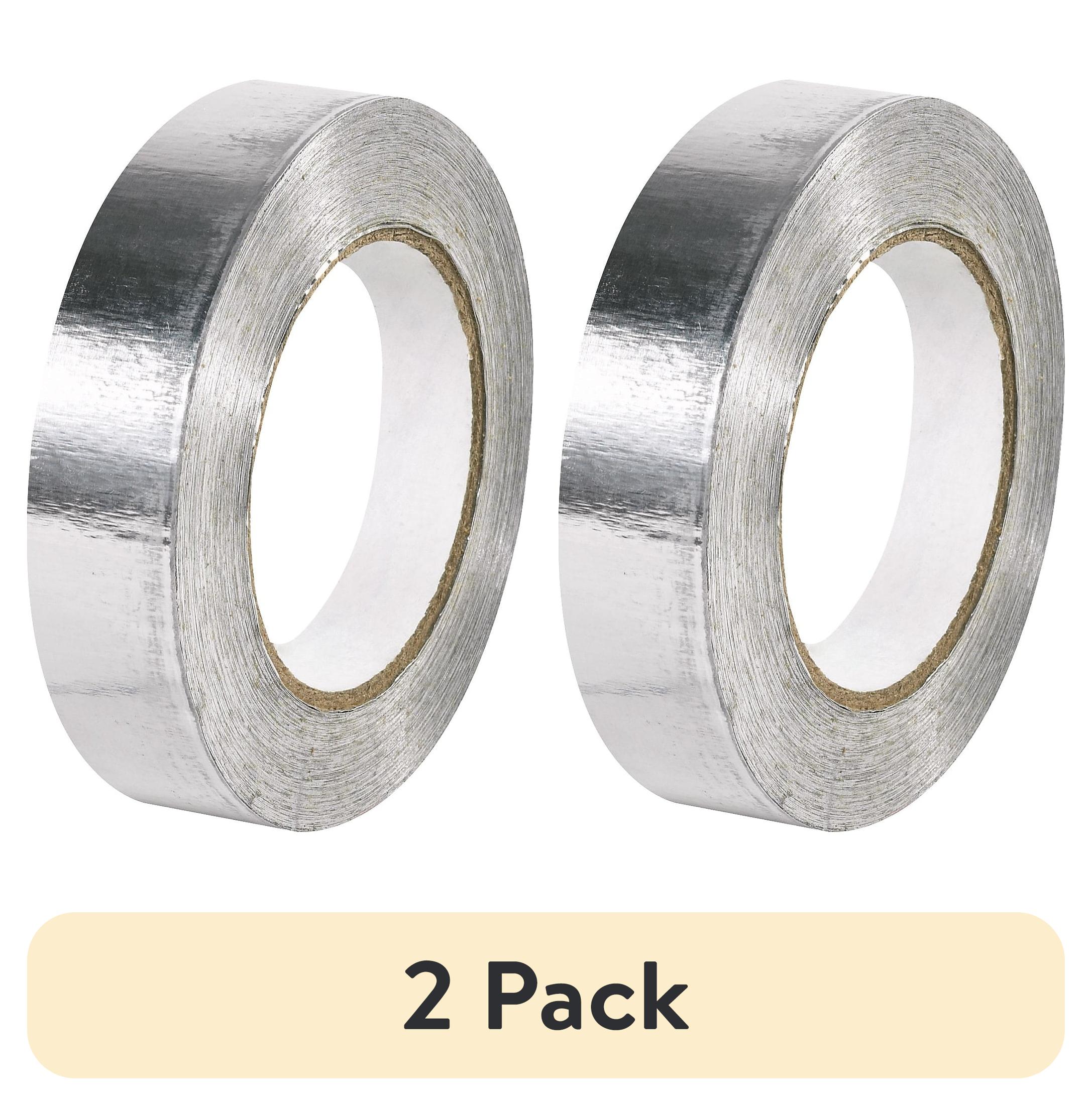 (2 pack) Box Partners Industrial Aluminum Foil Tape 5.0 Mil 1" x 60 yds ...