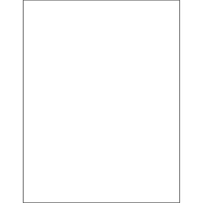 Box Partners LH231 8.5 x 11 in. Vinyl Envelope Insert Cards - Pack of ...