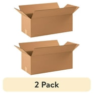 Box Partners Flat Corrugated Boxes 30" x 20" x 8" Kraft 15/Bundle 30208 ...