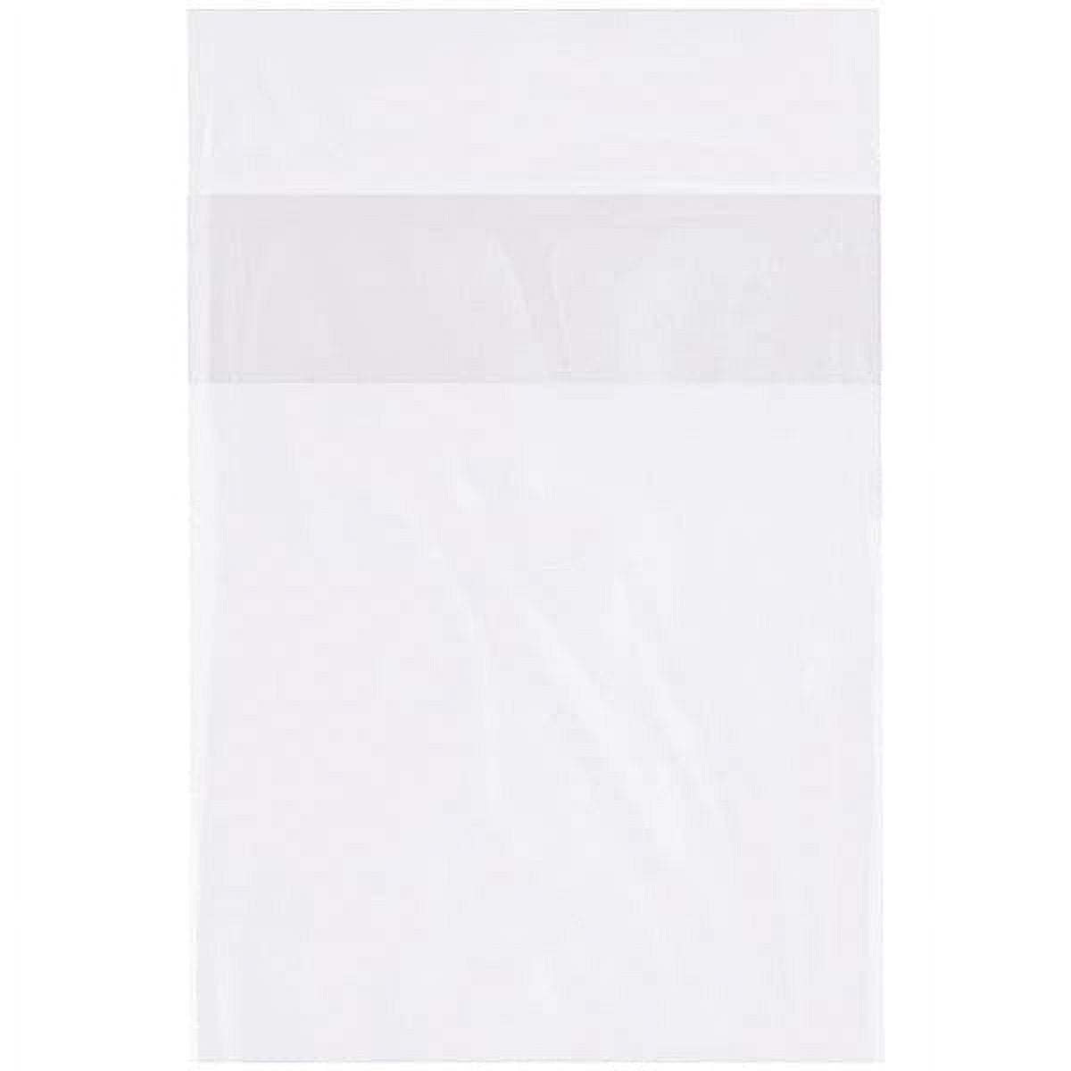 Partners Brand Bag,Flap,Lock,Poly,6" x 9",2M,Clr,PK1000 PBFL060902 ...