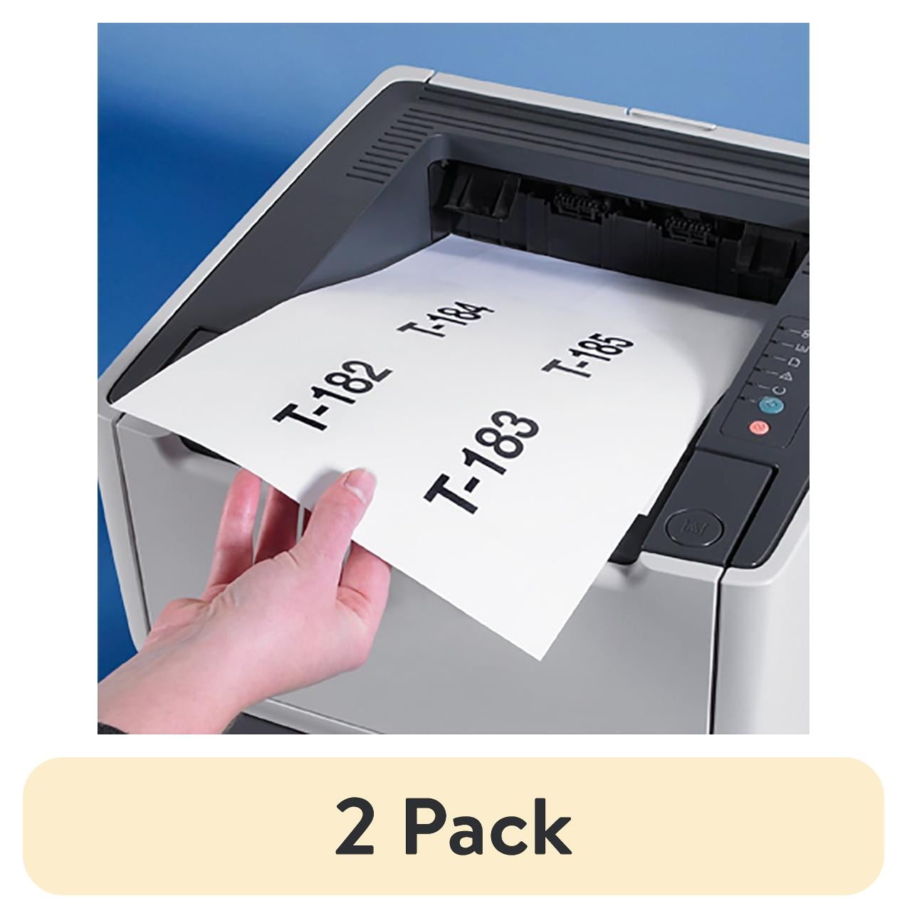 (2 pack) Box Partners Plastic Label Holder Insert Cards 1 11/16" x 4 ...