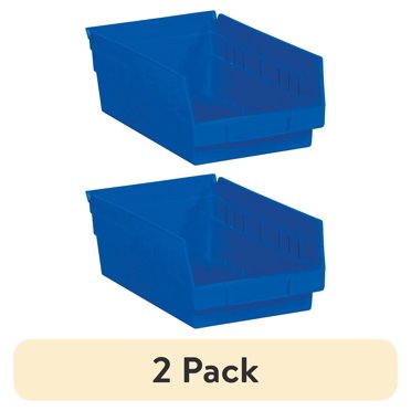 Box Partners Space Age Totes 18" x 13" x 6" Blue 6/Case BINS181 ...