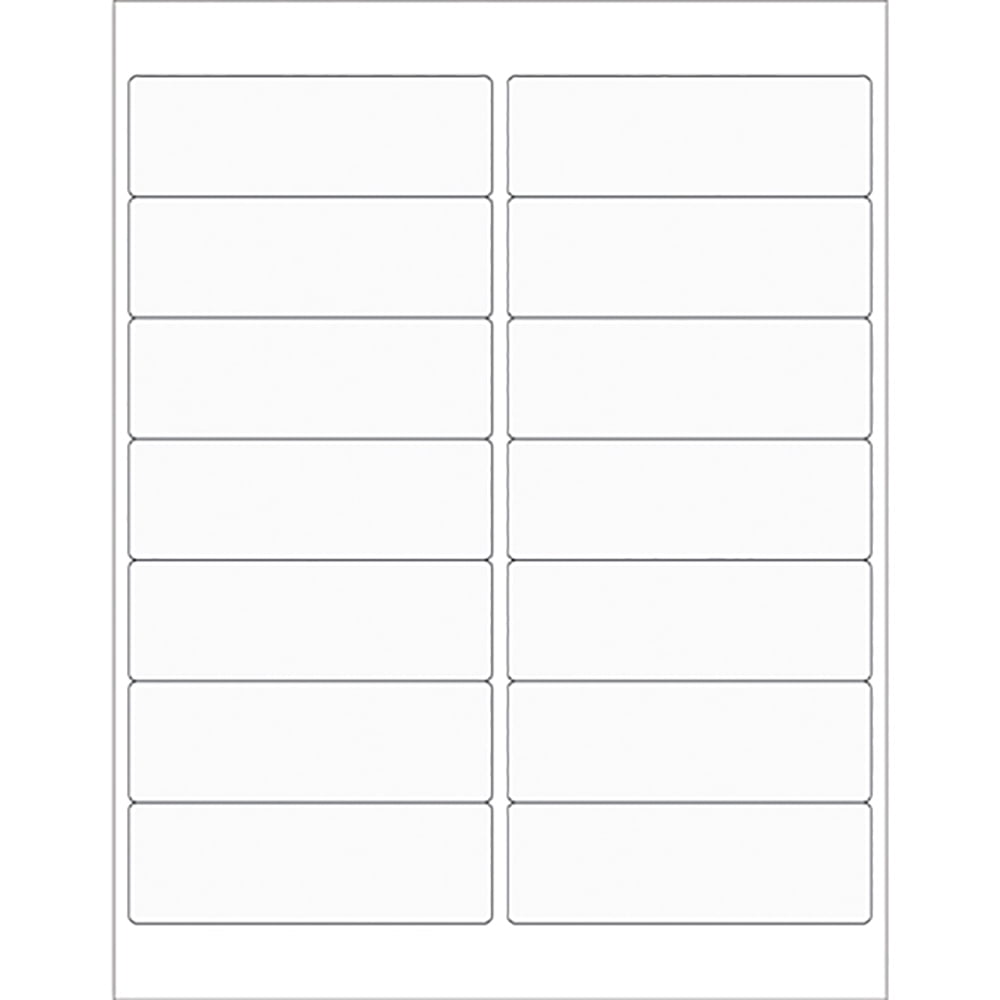 Tape Logic Laser Label,Rectangle,4x1 1/3",PK1400 LL222CL - Walmart.com