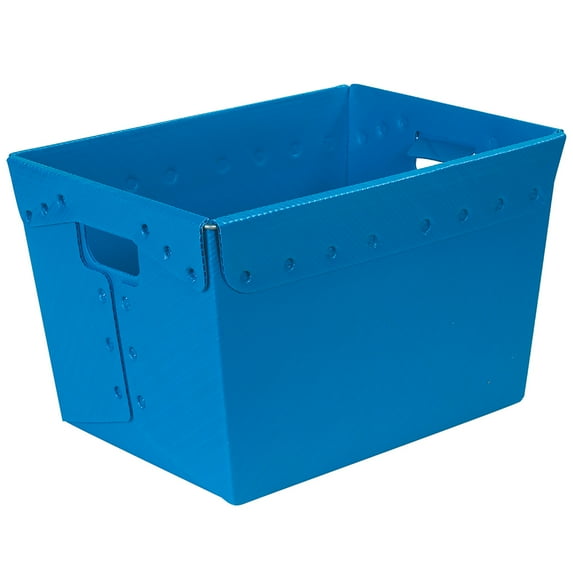 Box Partners Space Age Totes,23x15x16,BL,6/CS - BXP BINS189 - Walmart.com